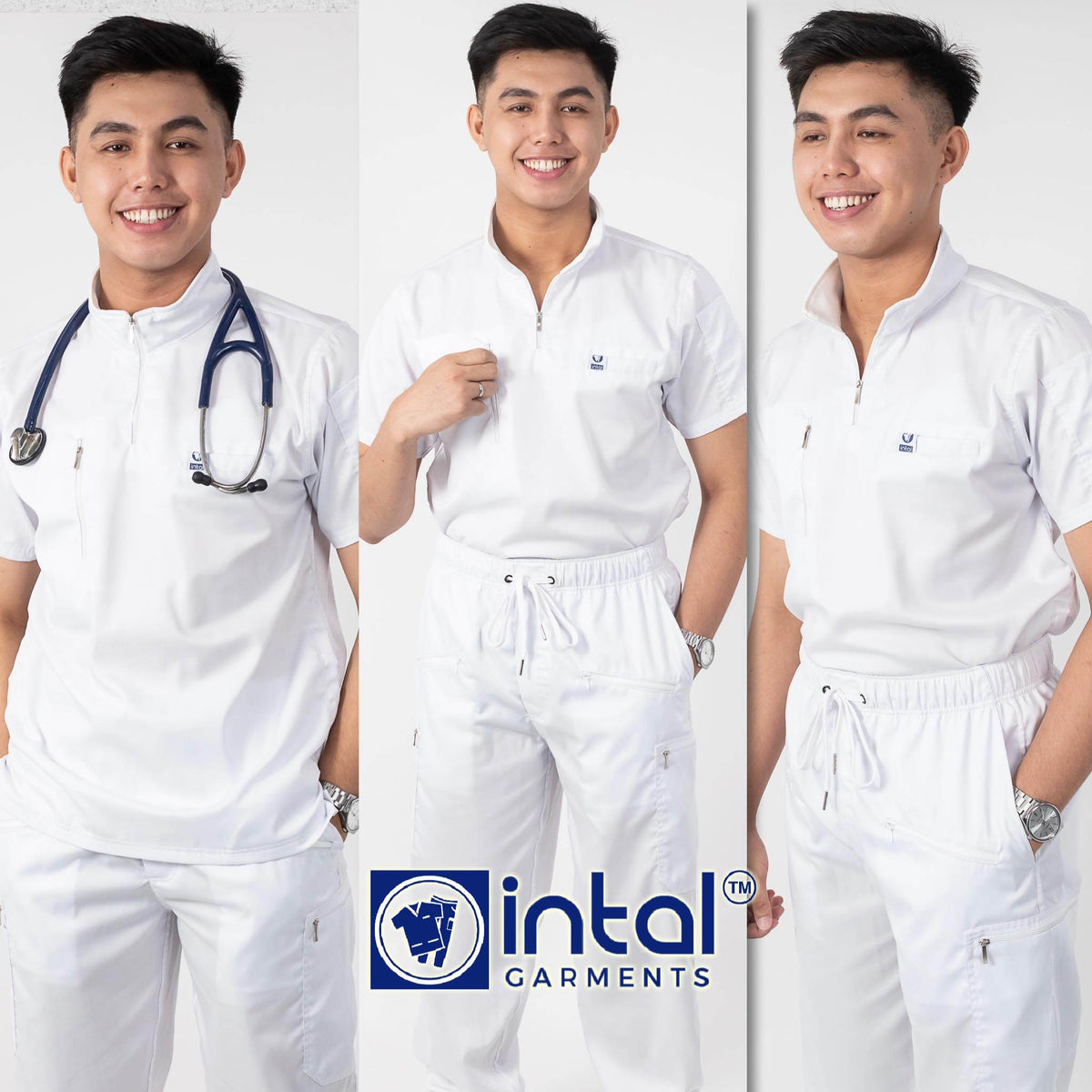 INTAL SCRUBSUIT 038 Elite MAALALAHANIN Zip-Up Turtle Neck Cargo Jogger ...