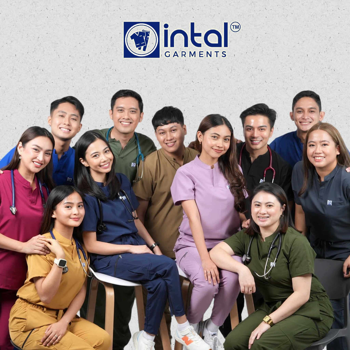 INTAL SCRUBSUIT 085 ELITE PRO MAINGAT Elegant Chino Stretchfine Fabric ...