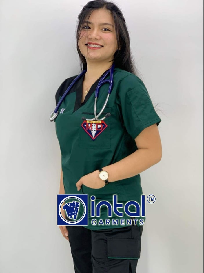 INTAL SCRUBSUIT 023 SUPER MD FREE NAME EMBROIDERY CARGO 6-Pocket Premi ...